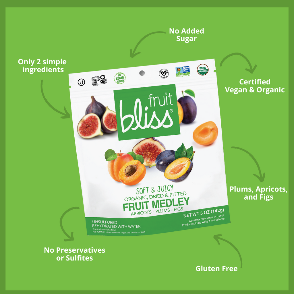 Fruit Bliss Organic Snack Sampler Pack (5 Pouches, 2 Mini Pouches)