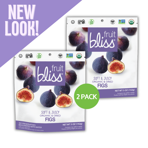 2-Pack Fruit Bliss Organic Turkish Fig Snacks (5 oz. each)