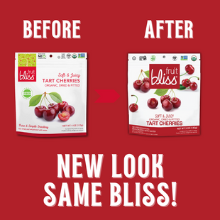 2-Pack Fruit Bliss Organic Tart Cherries Snacks (4 oz. each)